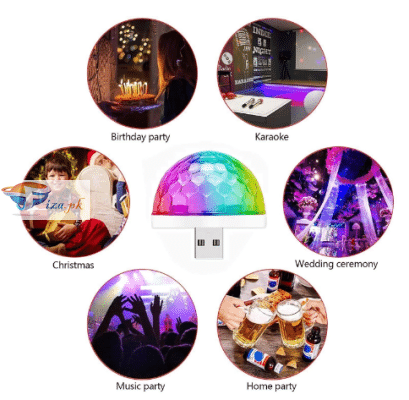 USB MINI DISCO BALL DJ LIGHTING LIGHTS PORTABLE in Just Rs 999 + Free ...